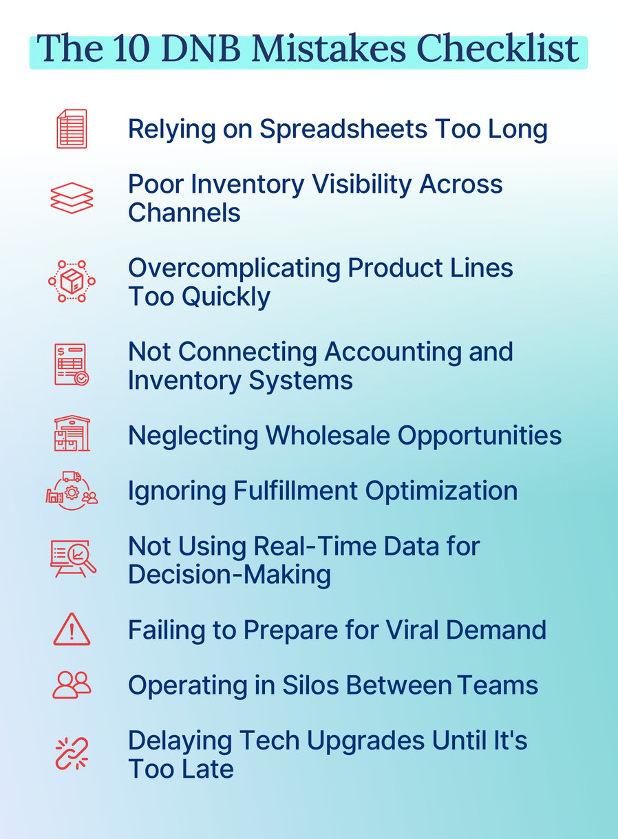 10 Mistakes Digital-Native Brands Make and How to Avoid Them | Cin7
