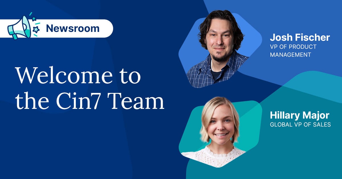 Cin7 Announces New Hires, Josh Fischer and Hillary Major